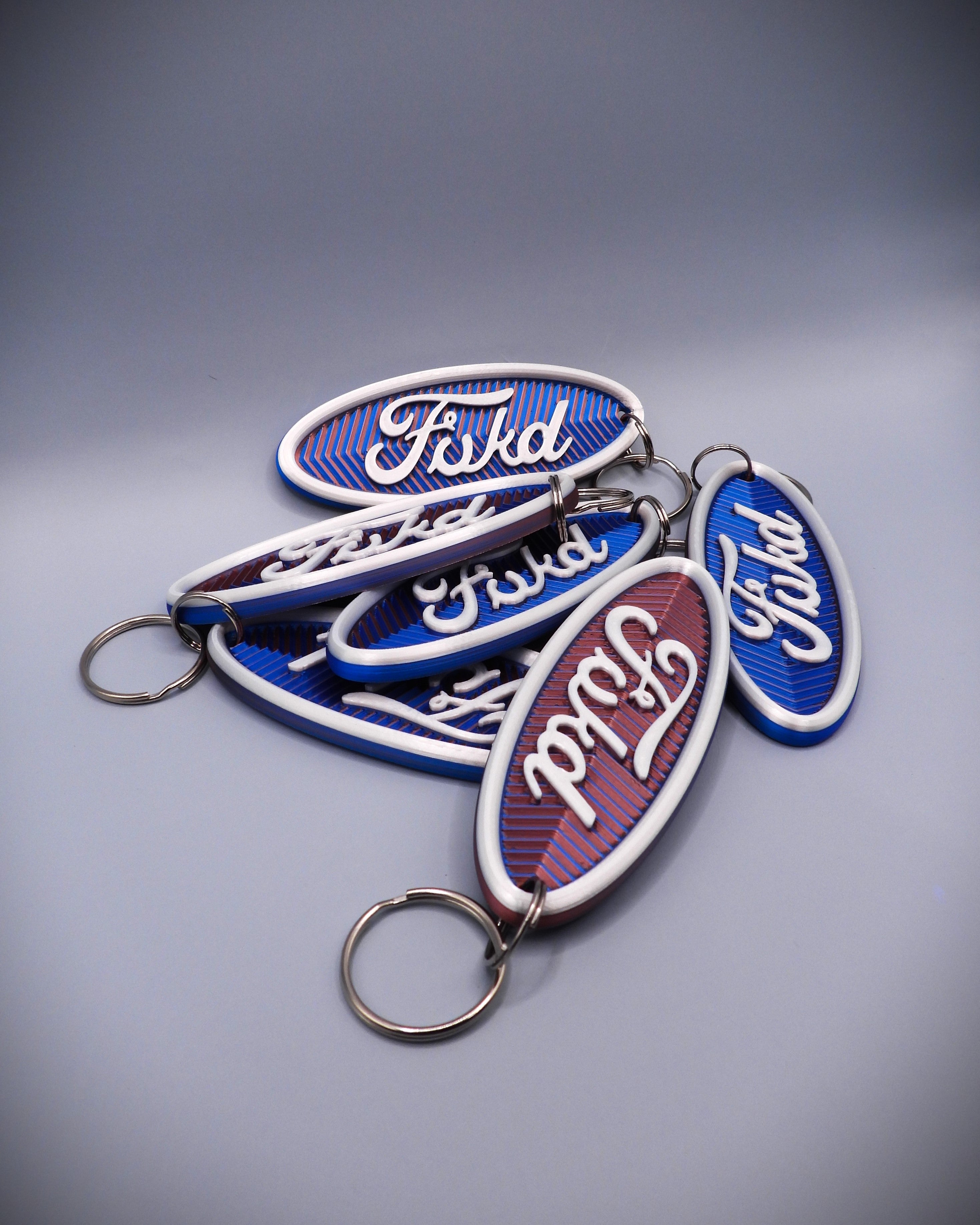 FUKD Keychain [NOT SO TUFF BLUE / PINK] – Pernstar Motorsport